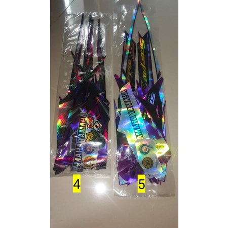 Jual stiker striping yamaha scorpio steko stebo hologram kilat ...