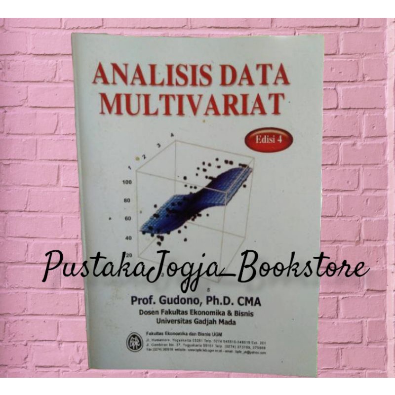 Jual ANALISIS DATA MULTIVARIAT - EDISI 4 | GUDONO | Shopee Indonesia