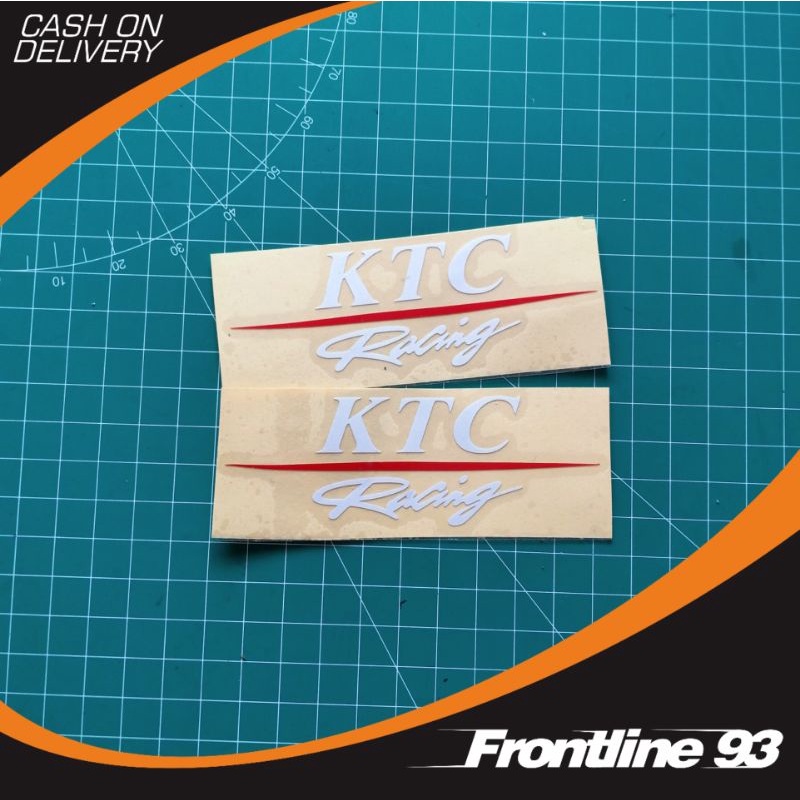 Jual Cetak Sticker Cutting Logo Ktc Racing Custom Stiker Cutting Racing ...