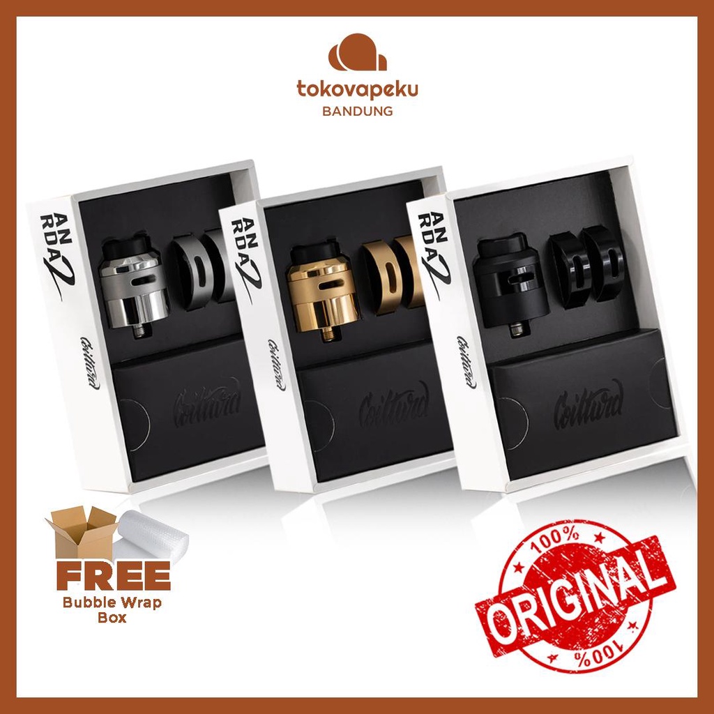 Jual AN RDA V2 RDA 24MM AN RDA 2 ORIGINAL by COILTURD X TWISTED MESSES ...