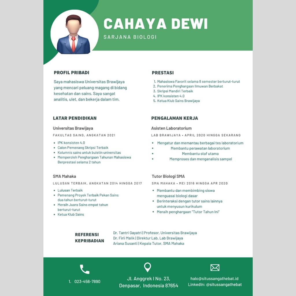 Jual Buat CV/Design CV/ATS Friendly/Curicullum Vitae/resume/desain ...