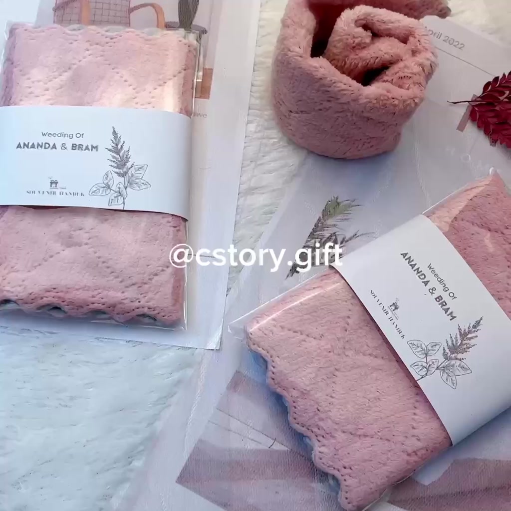 Jual Souvenir Pernikahan Nikah Ulang Tahun Aqiqah Handuk Kecil Lap ...