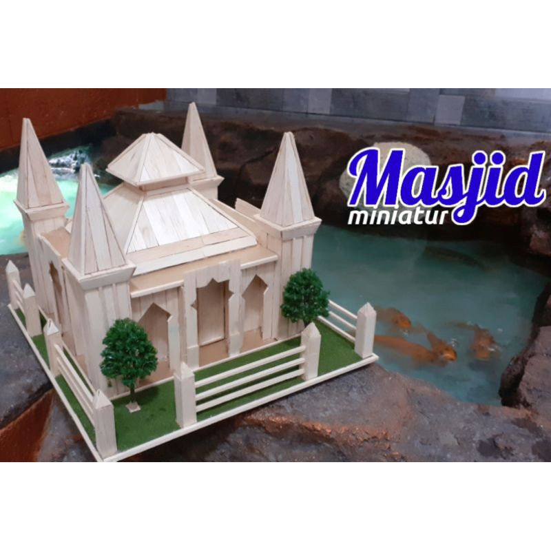 Jual Miniatur Masjid dari Stik Es Krim | Shopee Indonesia
