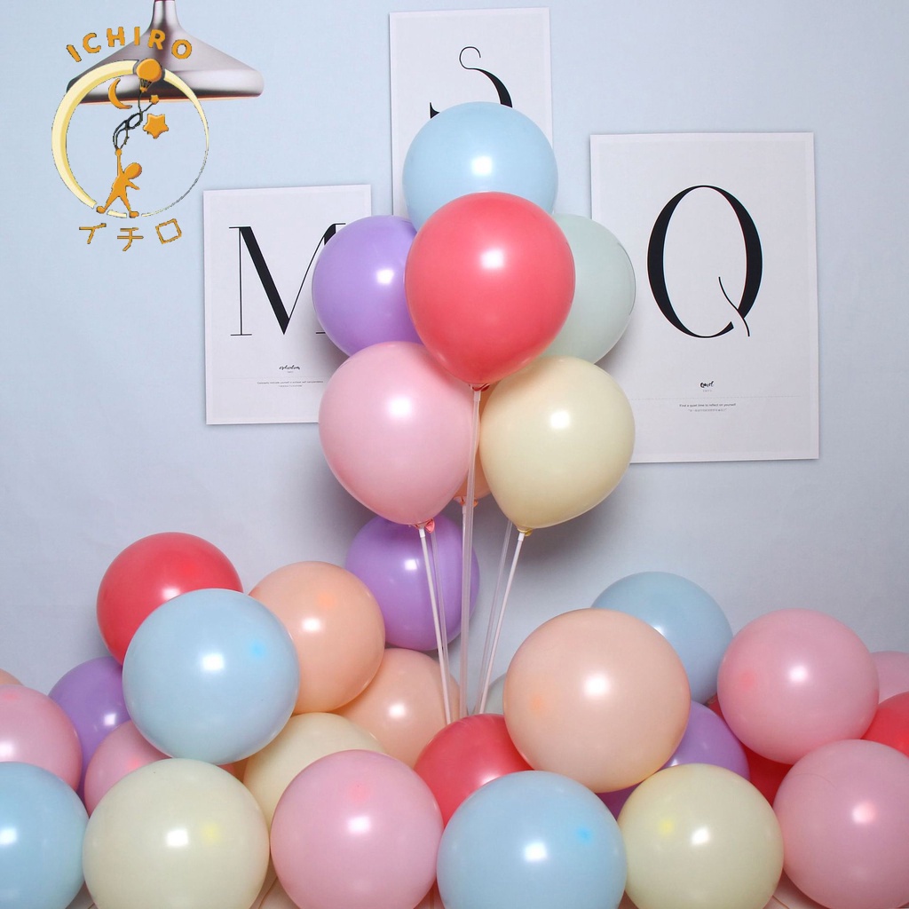 Jual Balon Pastel / Balon Macaron 12 inch (Isi 100pcs) / Balon Latex ...