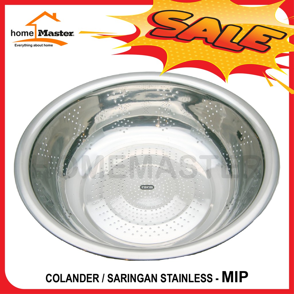 Jual Colander/Baskom Saringan/Strainer/Tirisan Stainless/Baja Tahan ...