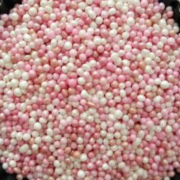 Jual Springkel sprinkel trimix hiasan kue tart cupcake trimix pink ...