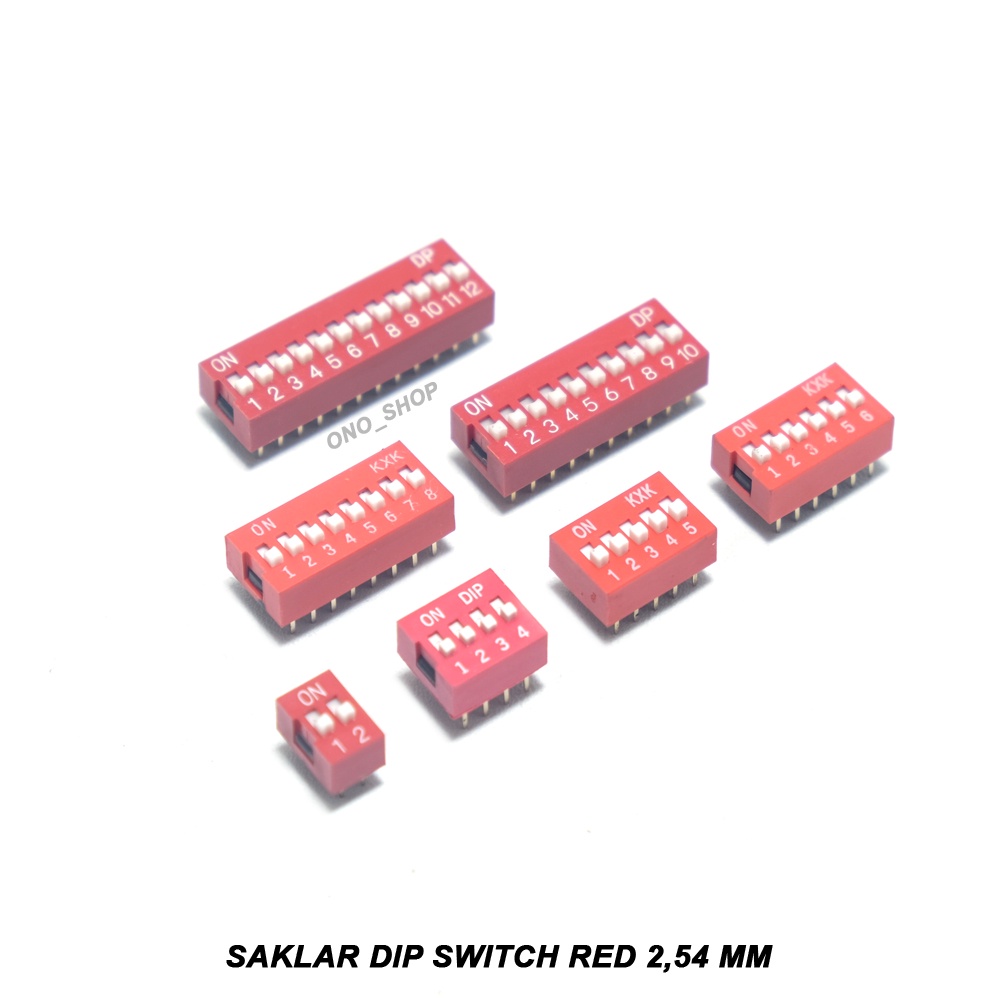 Jual Saklar Dip Switch Breadboard - DIL Switch - Pitch Pin 2.54 mm ...
