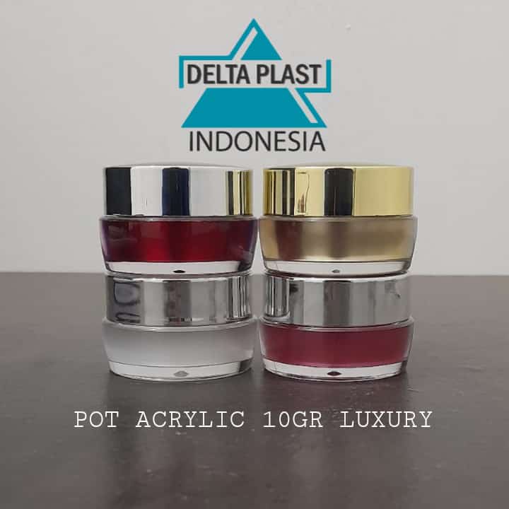 Jual Pot Acrylic 10 Gram / Pot Cream/ Pot Kemasan Kosmetik Import ...