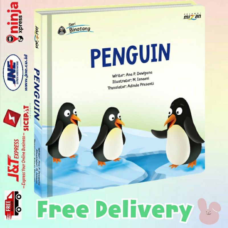 Jual Seri Binatang Penguin English Version Boardbook Buku cerita anak ...