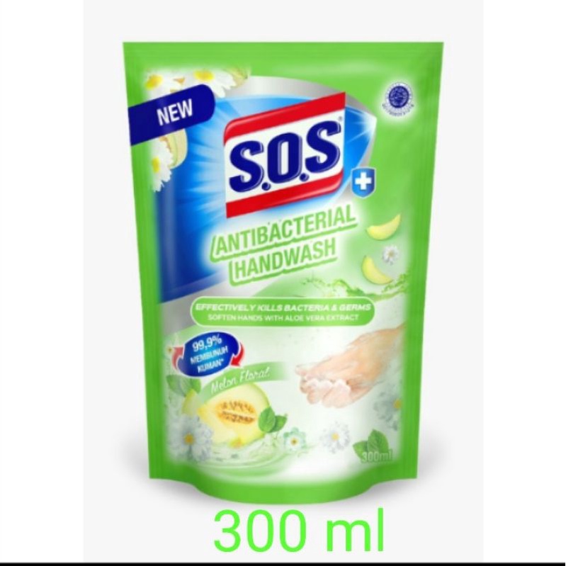 Jual SOS Hand Soap Melon 300 ml | Shopee Indonesia