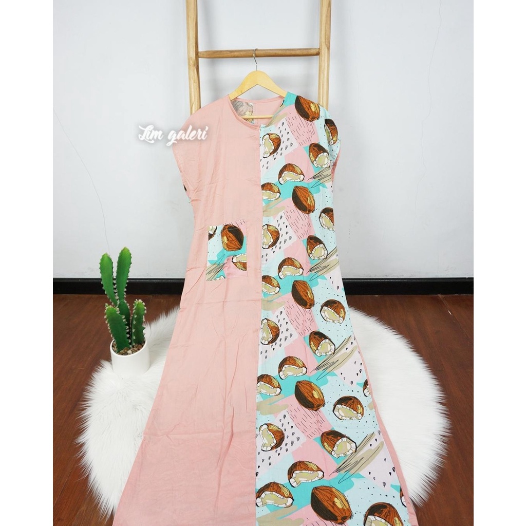 Jual Daster Home dress ( LONG COMBI ) | Shopee Indonesia