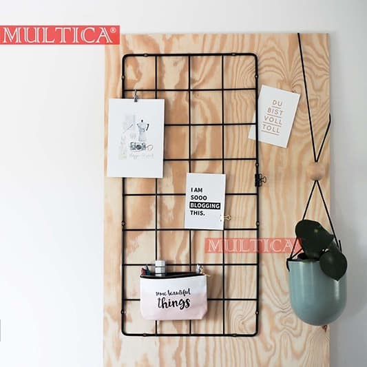 Jual Multica Grid Wall Dekorasi Dinding Display Wire Mesh Besi 3517 ...