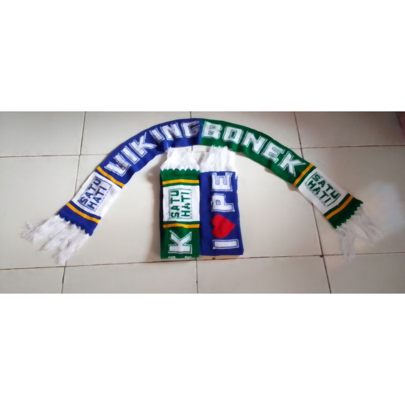 Jual syal rajut.syal persib.syal custom syal Bonek syal persebaya ...