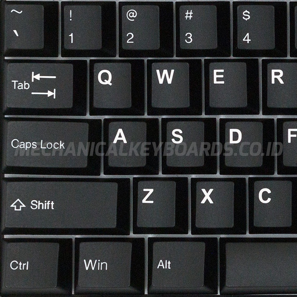 Jual Tai-Hao Black / WoB Cubic ABS Double Shot Keycap Set (150 Keys ...