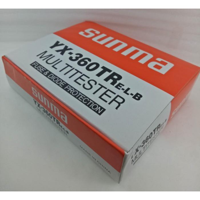 Jual MultiTester SUNWA YX360TR / Multi tester / Avometer Analog Sunwa ...
