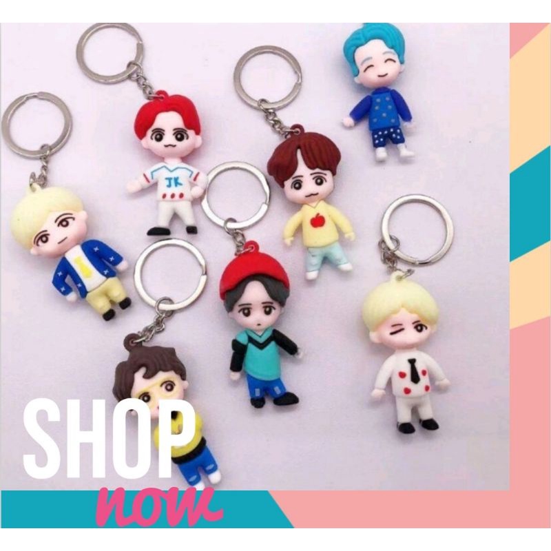 Jual ( COD ) GANCI GANTUNGAN KUNCI KARAKTER ARTS BTS BT21 KPOP ...