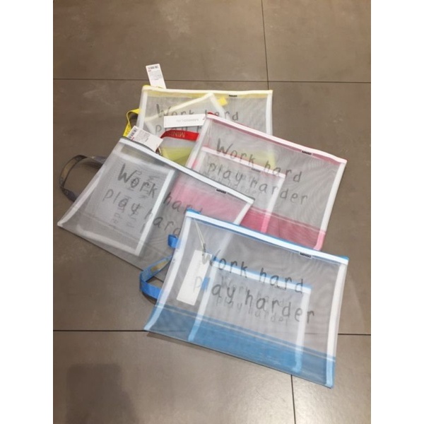 Jual [NEW]MINISO FASHIONABLE FILE POUCH SET (2 PACK) | Shopee Indonesia