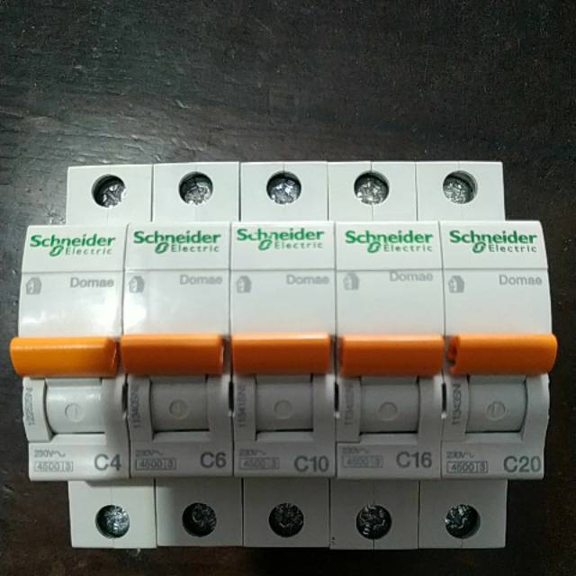 Jual MCB SCHNEIDER C4, C6, C10, C16, C20 dan C25 Original 100% | Shopee ...