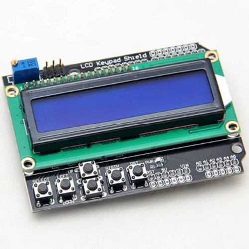 Jual LCD Keypad Shield - Lcd 1602 / 16x2 shield - Arduino Uno LCD 1602 ...