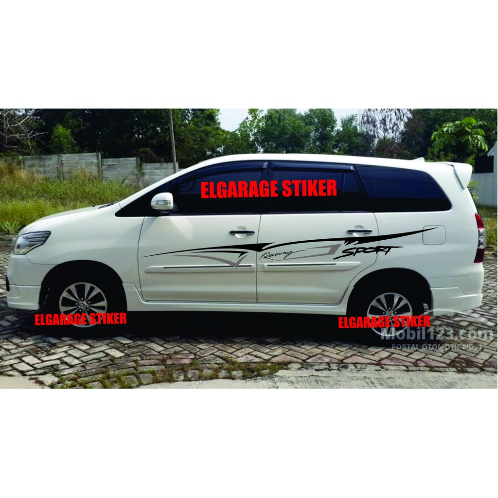 Jual Stiker mobil innova cutting stiker list body mobil innova stiker ...
