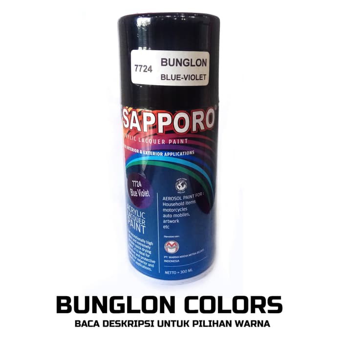 Jual Sapporo Spray 300 ml Bunglon Colors / Pylox / Pilok / Cat Aerosol ...