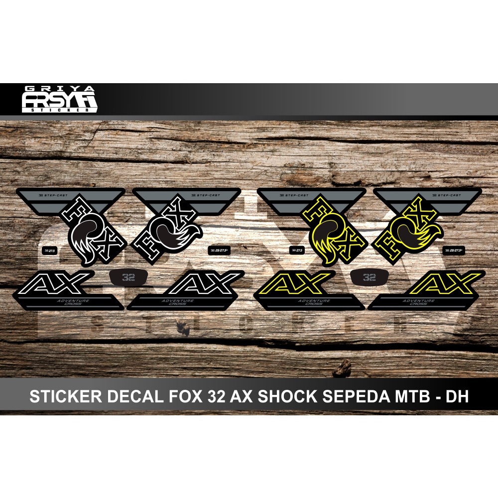 Jual Decal sticker 2021 Fox 32 AX Fork Sticker Sepeda MTB Mountain ...