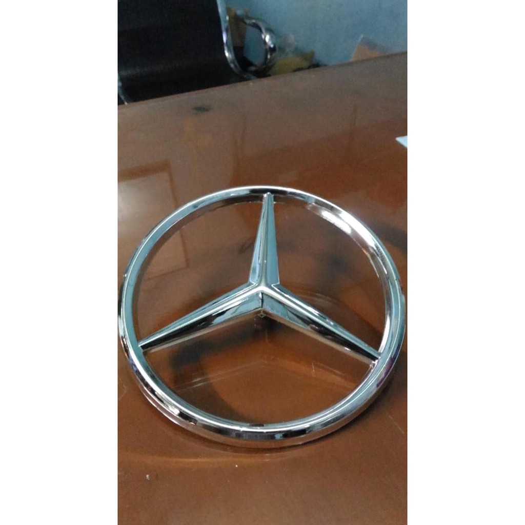 Jual Emblem Mobil LOGO DPN MERCEDES BENZ MERCY MODEL ORI CHROME PLASTIK ...