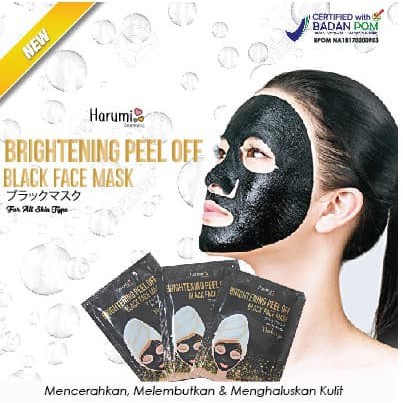 Jual [SACHET] HARUMI BLACK MUD MASK / MASKER LUMPUR HITAM HARUMI ...