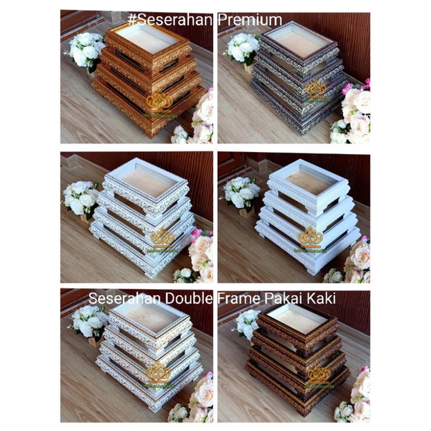 Jual KOTAK BAKI BOX SESERAHAN NIKAH DOUBLE FRAME KAKI (BAKI SAJA ...
