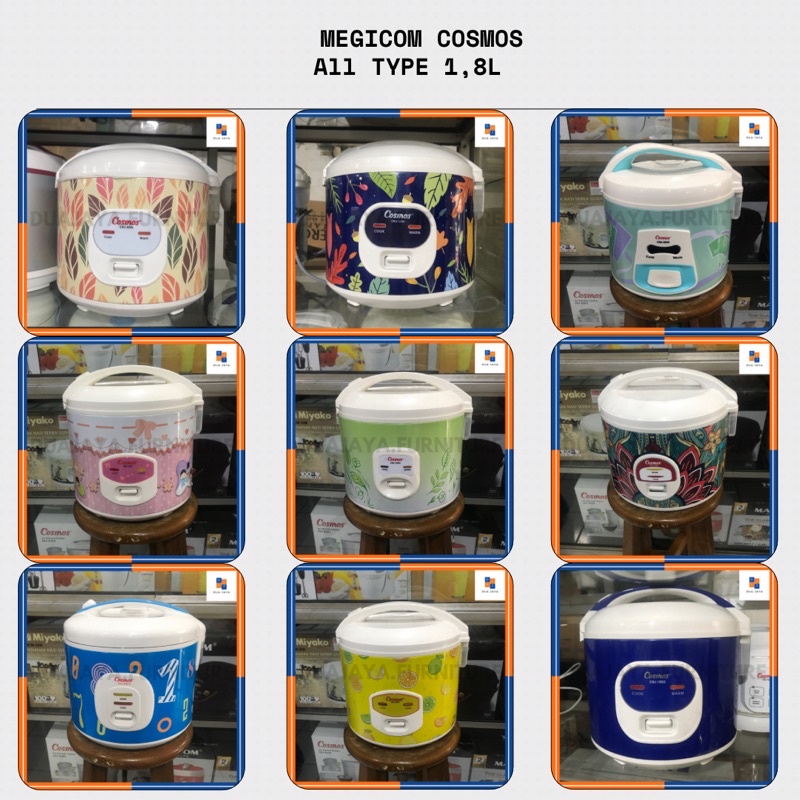 Jual Megicom Cosmos 1,8 Liter / Penanak Nasi / Mejikjer | Shopee Indonesia