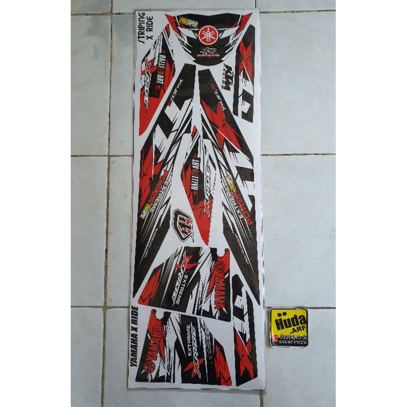 Jual Striping yamaha X RIDE DECAL X RIDE STICKER YAMAHA X RIDE lis ...
