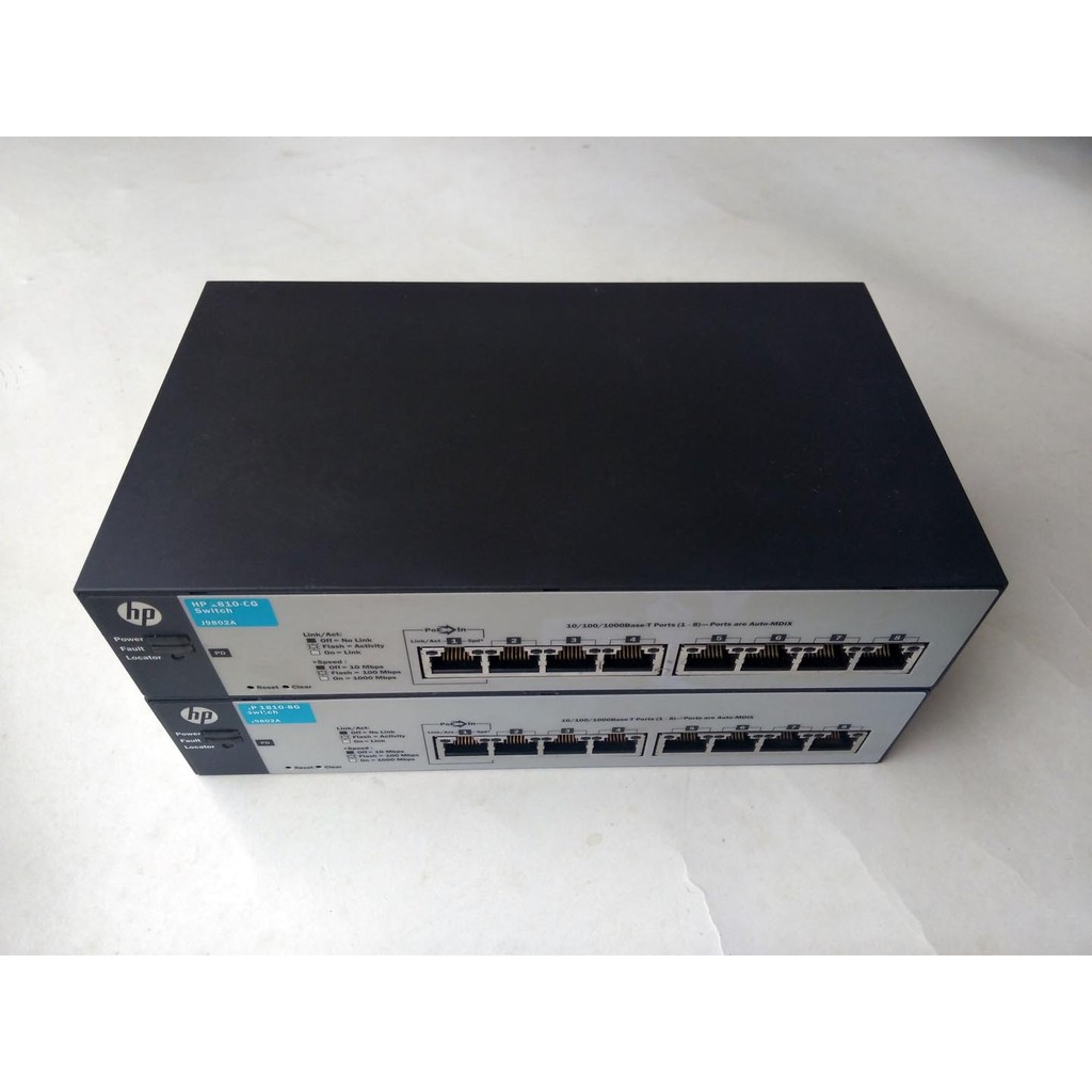 Jual Switch HP 1810 - 8G J9802A managed gigabit 8 port HPE Procurve ...