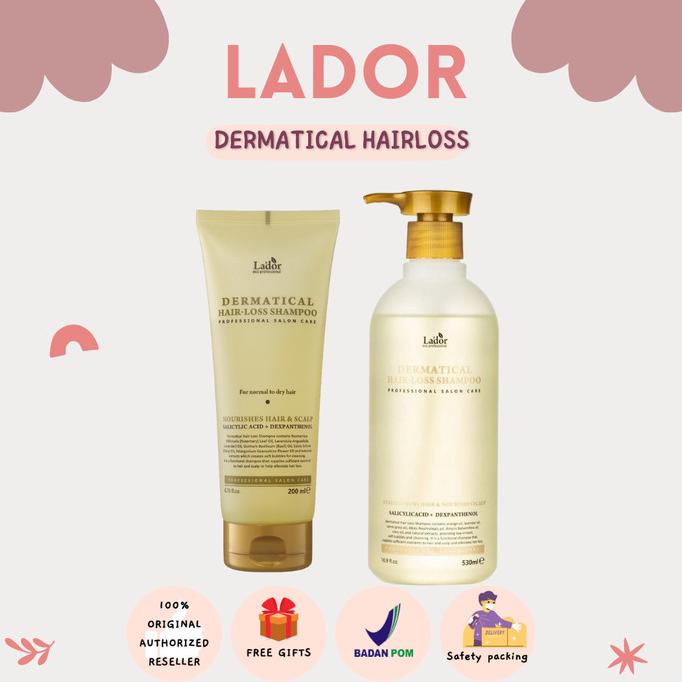 Jual LADOR Dermatical Hair Loss Shampoo 530ml | Shopee Indonesia