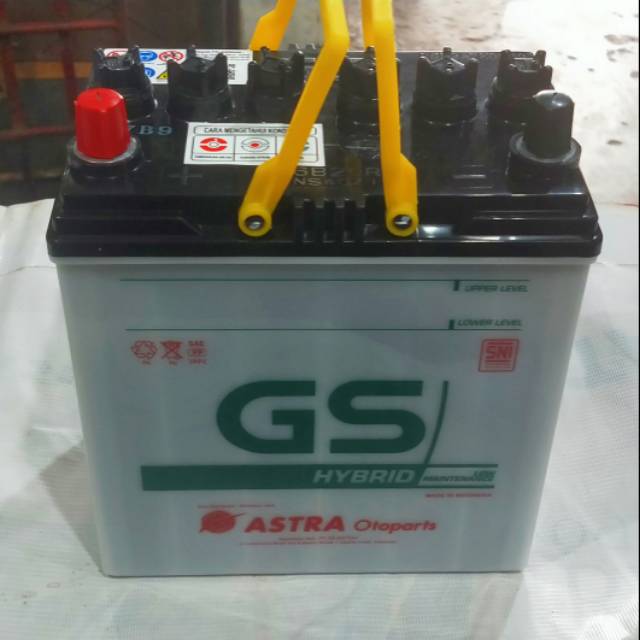 Jual Aki Mobil GS ASTRA HYBRID type 36B20R NS40Z, 12V 35AH Dijamin Original | Shopee Indonesia