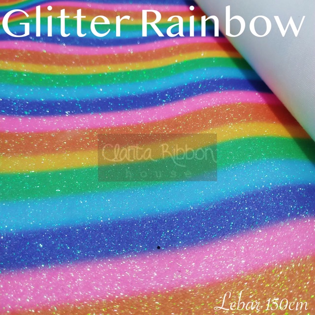 Jual Glitter Rainbow A per 0,5 meter | Shopee Indonesia