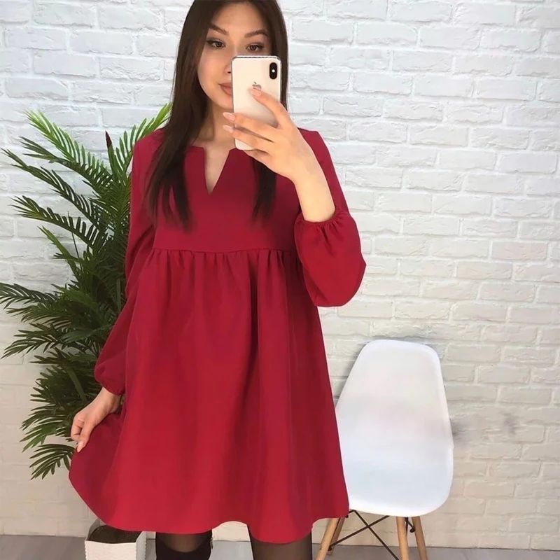 Jual Sabrina gaun mini leher V | Shopee Indonesia