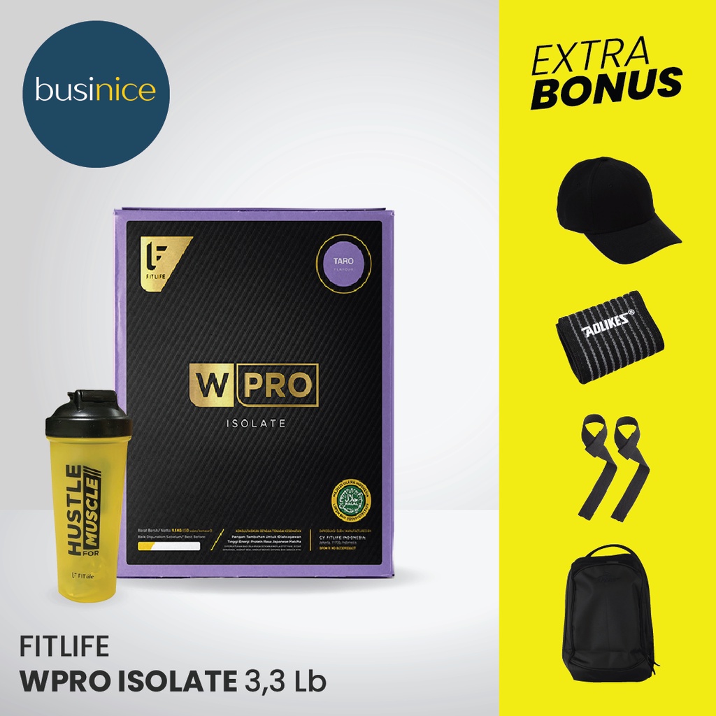 Jual Fitlife Wpro Iso Wheypro 3.3lbs Whey Protein Isolate W pro ...