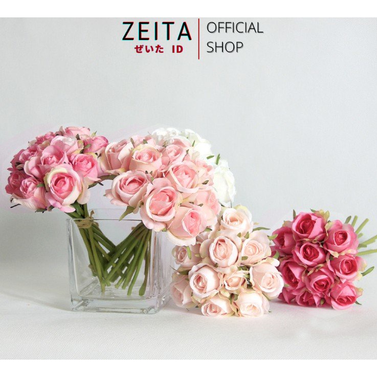 Jual Zeita - SATU TANGKAI Bunga Mawar Tunggal Artificial | Shopee Indonesia