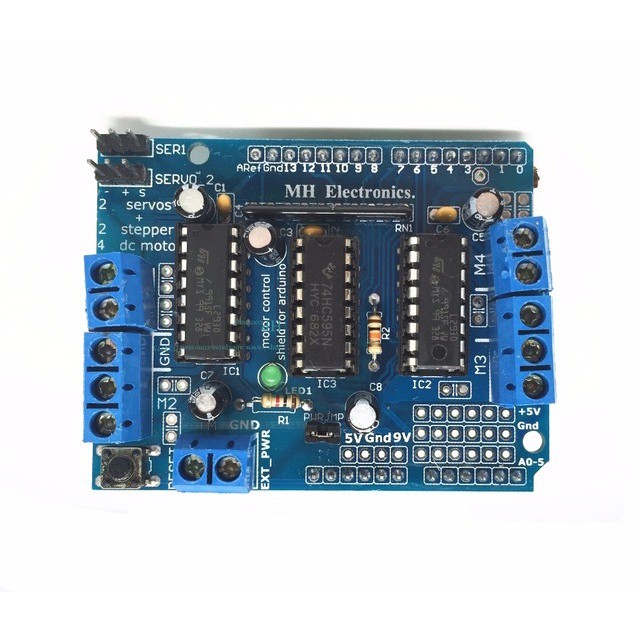 Jual L293D L293 Motor Driver Shield For arduino | Shopee Indonesia