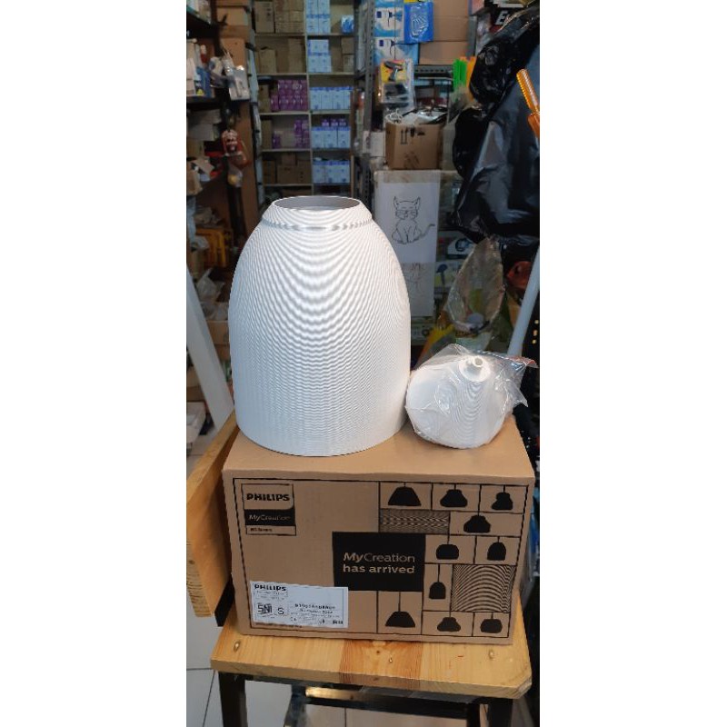 Jual lampu hias gantung philips 3d f013 wh401 putih | Shopee Indonesia
