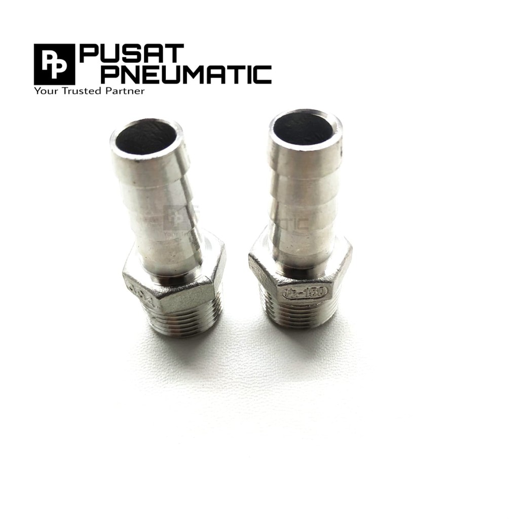 Jual Hose Nipple / Nepel Selang Stainless steel 304 3/8" | Shopee Indonesia