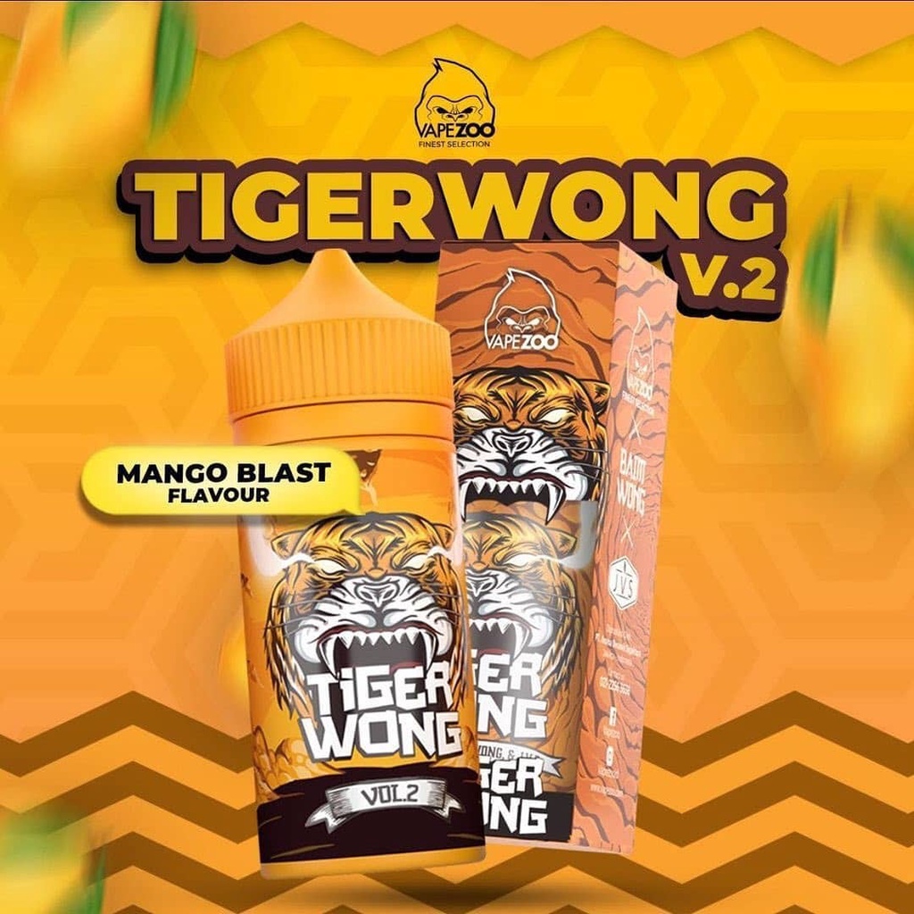 Jual TIGER WONG V2 100ML BY VAPEZOO X BAIM WONG | Shopee Indonesia