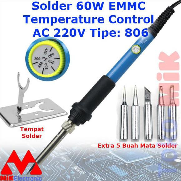 Jual Solder 60W Emmc 60 W With Temperature Control 220V Tipe: 806 ...