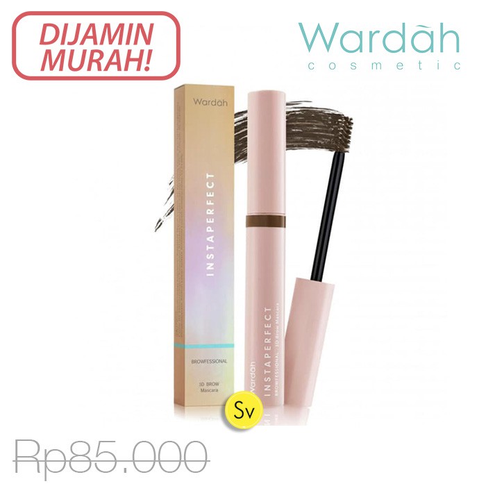 Jual Wardah Instaperfect Browfessional 3d Brow Mascara Eyebrow Maskara ...