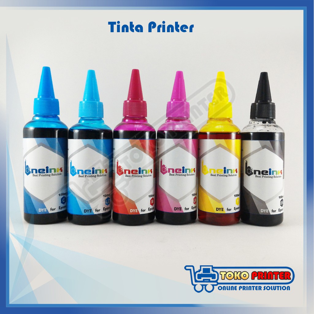 Jual Tinta Epson DYE - 100ml (refill, oneink, photo, poto, foto ...