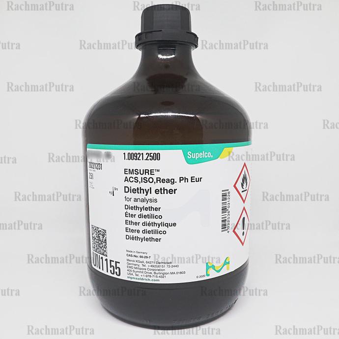 Jual Diethyl Ether for analysis MERCK 1.00921.2500/ Cap. 2.5 L HRG ...