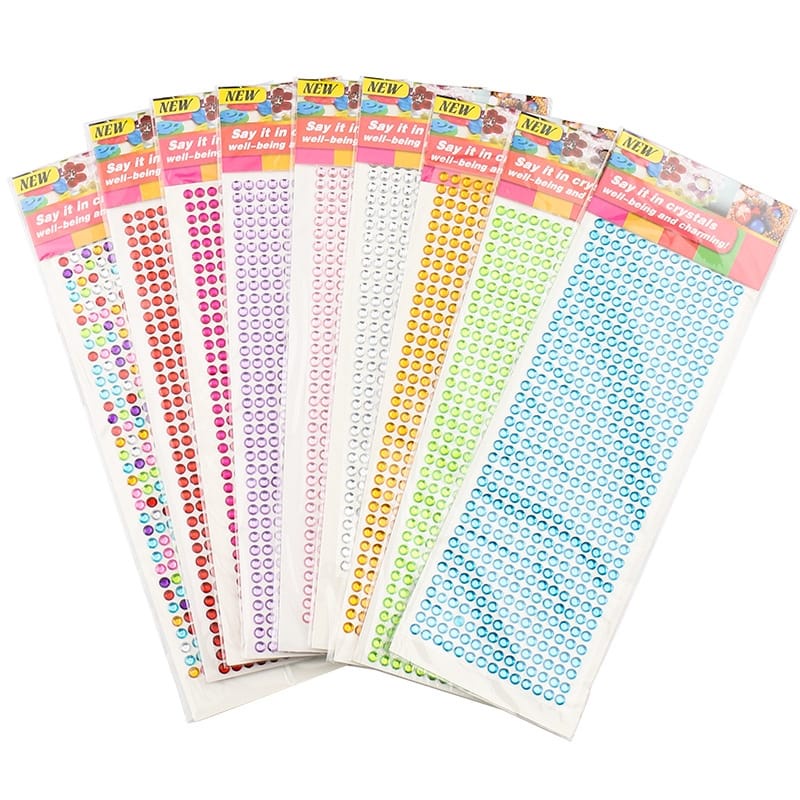 Jual Stiker Manik-manik Stiker Stiker DIY Sticker Warna Warni | Shopee ...