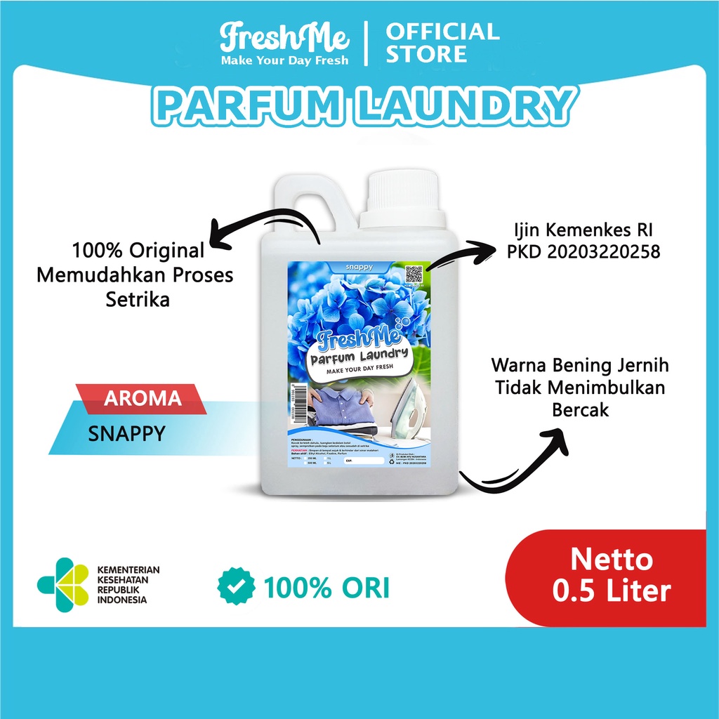 Jual COD ~ PARFUM LAUNDRY Snappy, Pengharum Pakaian Aroma Khas Laundry ...