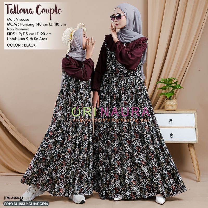 Jual COUPLE MOM&KIDS/OOTD COUPLE Fallona couple/Akilana#2 couple Ori ...
