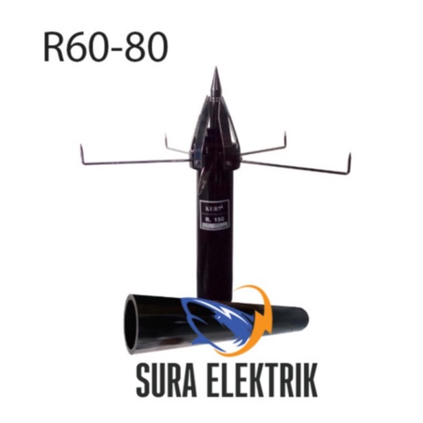 Jual KURN R60-80 / Penangkal Petir KURN Radius 60-80 ORIGINAL | Shopee ...